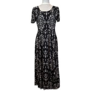 LuLaRoe | Dresses | Lularoe Riley Midi Dress 386 | Poshmark